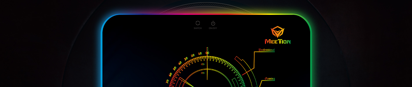 Meetion Best RGB Gaming Mouse Pad & RGB LED Mouse Pad P010