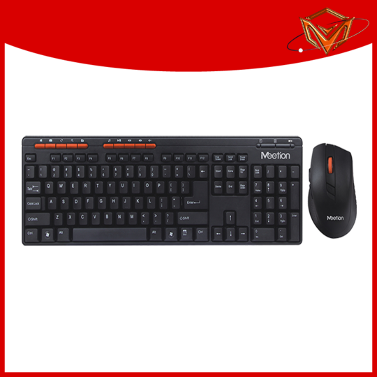 bulk buy white wireless keyboard and mouse supplier | Meetion