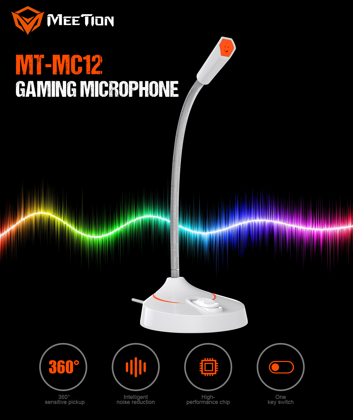 Wired Conference Room Gooseneck Microphonemc12 | Meetion